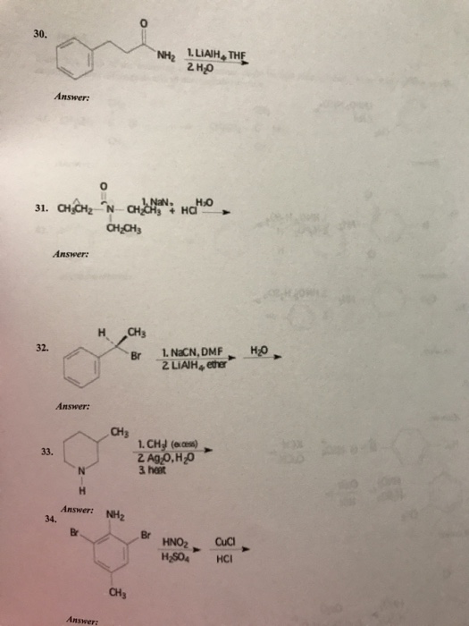Solved c. d. a Gabriel synthesis a Hofmann rearrangement | Chegg.com