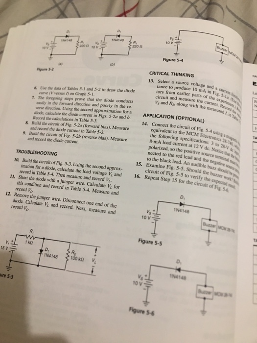 Solved Experiments manual The diode Curve Experiment 5 | Chegg.com