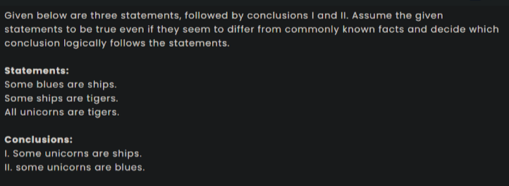 Solved Given below are three statements, followed by | Chegg.com