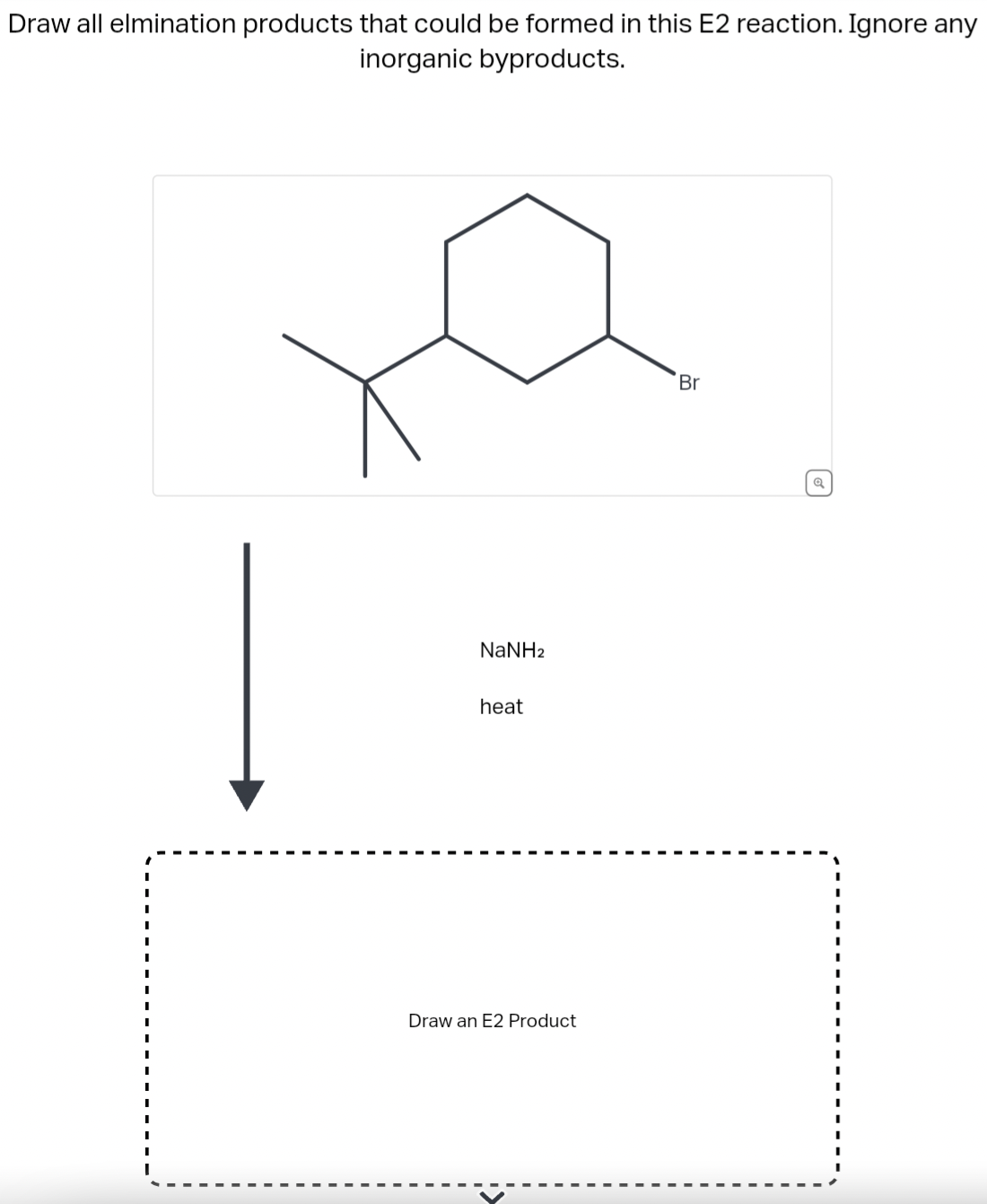 Solved Draw all elimination products that could be formed in | Chegg.com