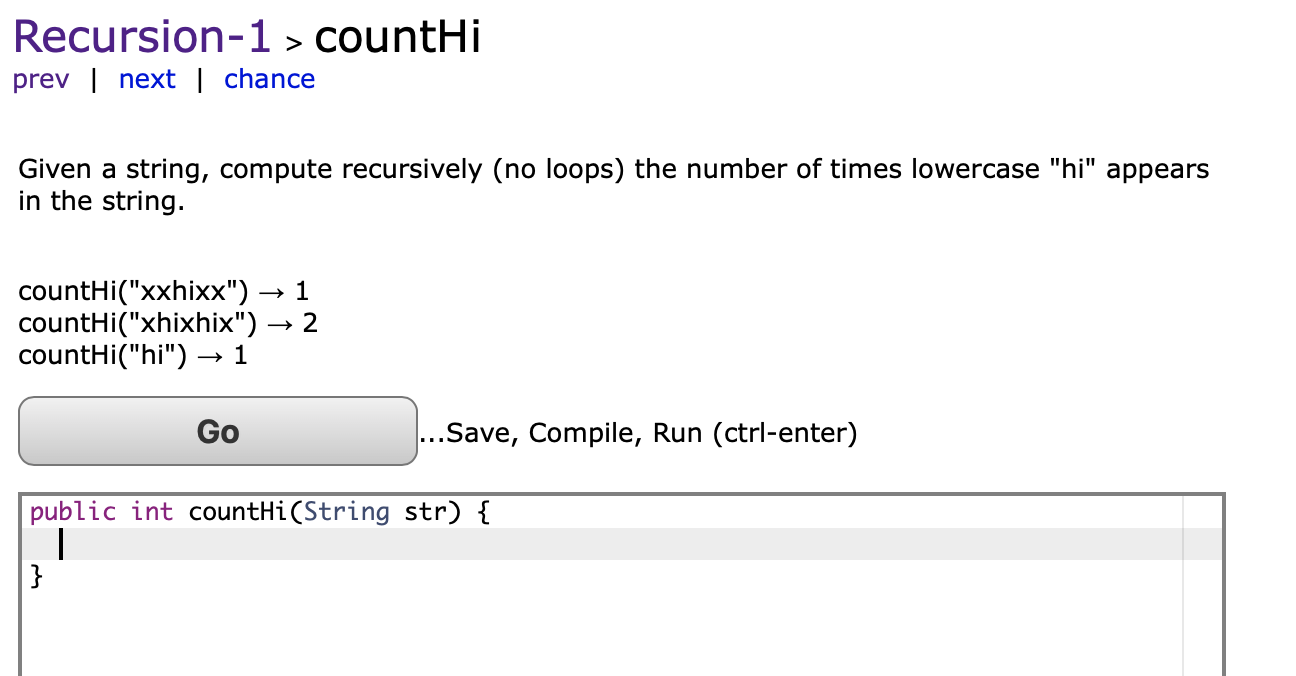 Solved Basic recursion problems. Recursion strategy: first | Chegg.com