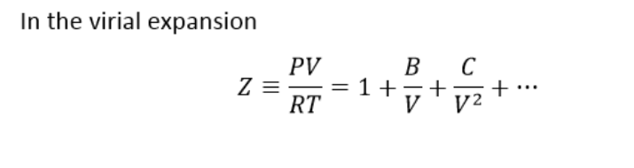 Solved Given The Virial Equation A Derive For Prime D