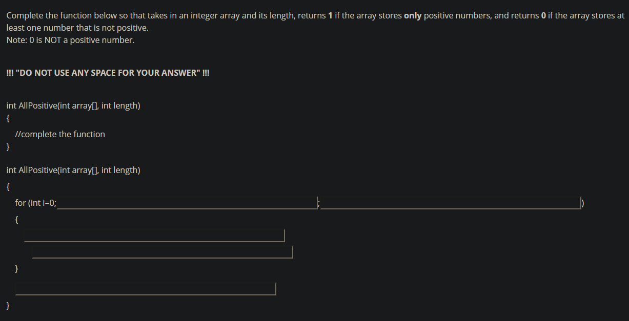 Solved Complete the function below so that takes in an | Chegg.com
