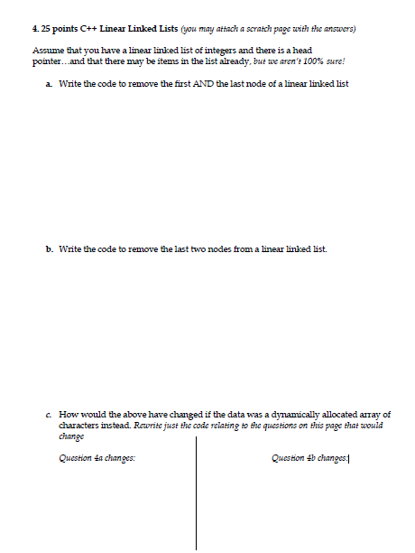 Solved 1) 25 points - Pointers and Pointer Arithmetic a. | Chegg.com