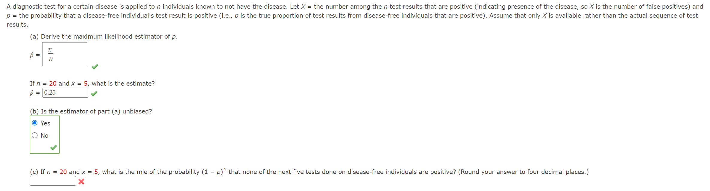 Solved results. (a) Derive the maximum likelihood estimator | Chegg.com
