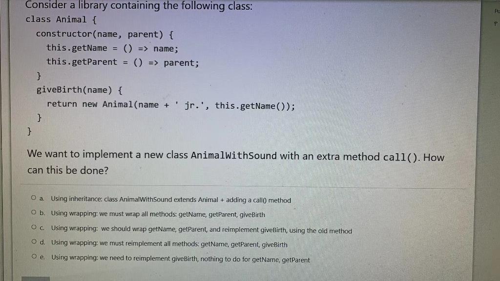 Solved Consider a library containing the following class: | Chegg.com