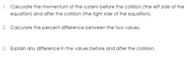 Solved Table 2Δ. Cart A before collision. Trhle or Cart Δ | Chegg.com