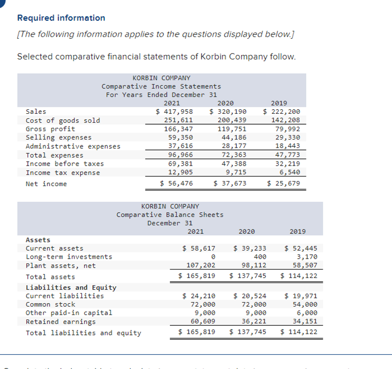 Solved Required information Complete the below table to | Chegg.com
