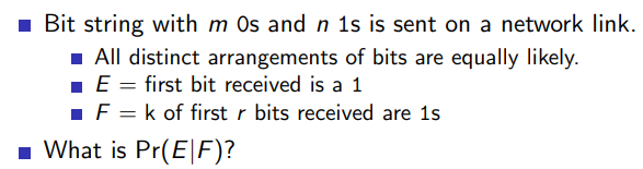 Solved Bit string with m0 s and n1 s is sent on a network | Chegg.com
