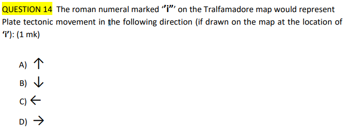 Solved \r\n\r\n\r\n\r\nQUESTION 17 The roman numeral marked | Chegg.com