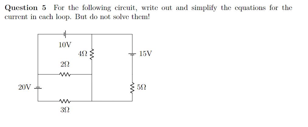 Solved Question 7 For the following circuit, use Nodal | Chegg.com