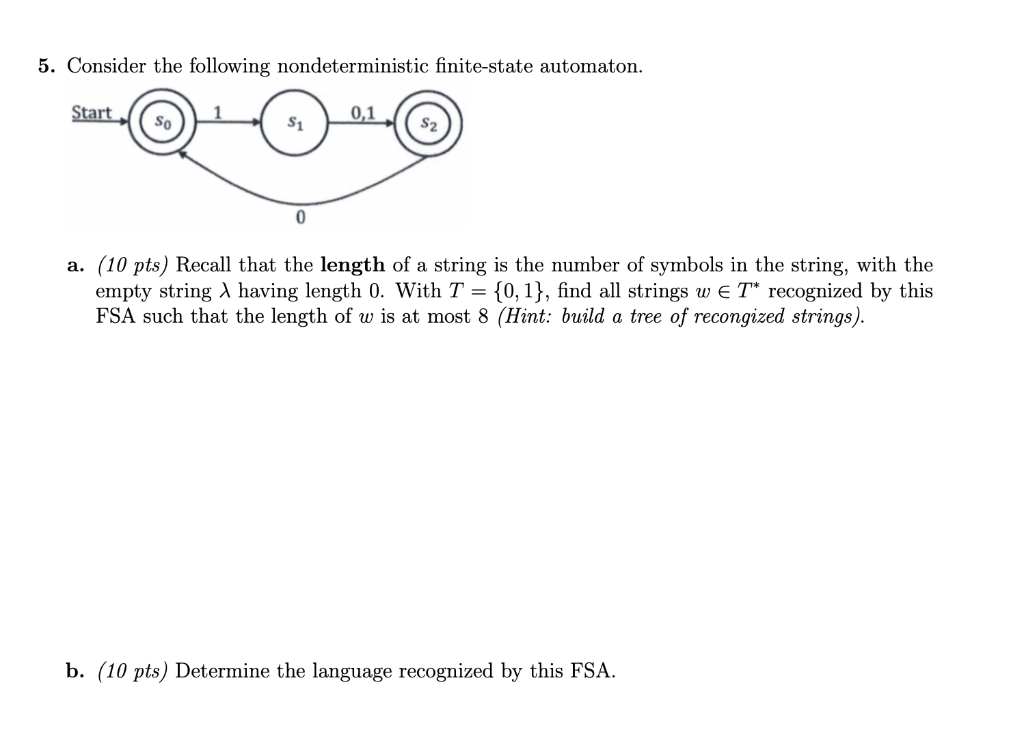 Solved 5. Consider the following nondeterministic | Chegg.com