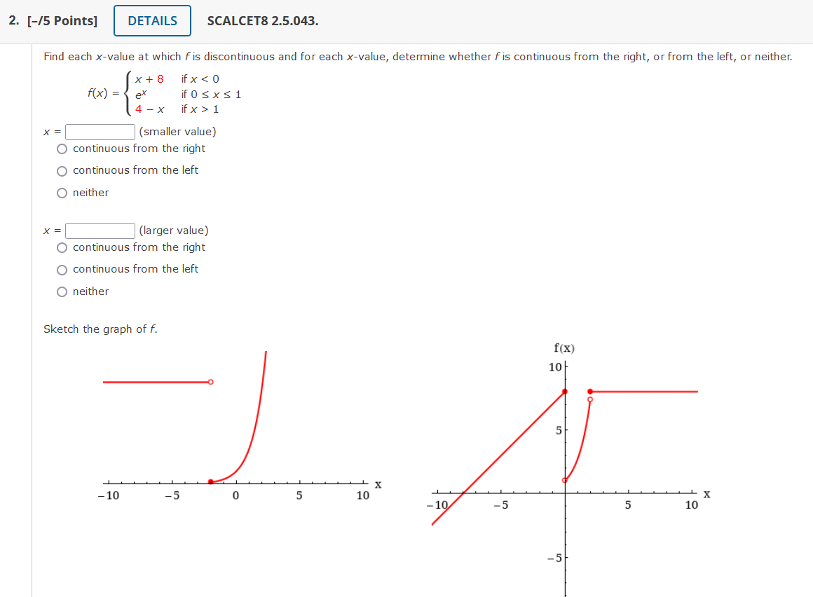 Solved There are more graph options that arent listed so | Chegg.com