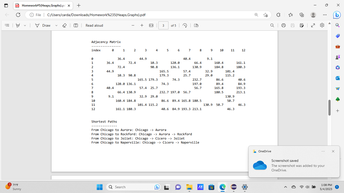 Solved //TODO: Implement Dijkstra's Algorithm here. // | Chegg.com