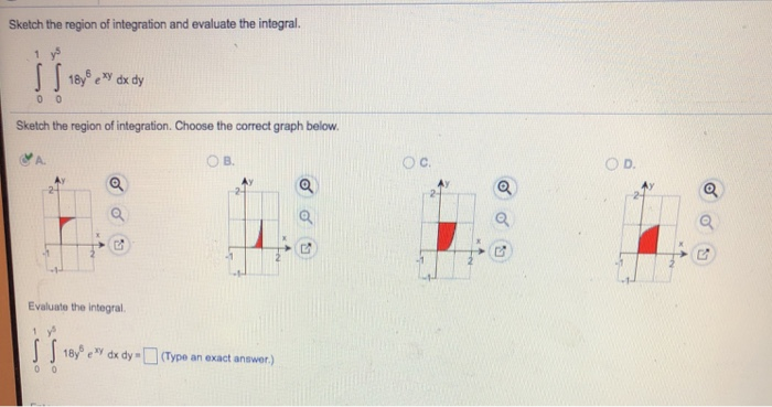 Solved Sketch the region of integration and evaluate the | Chegg.com