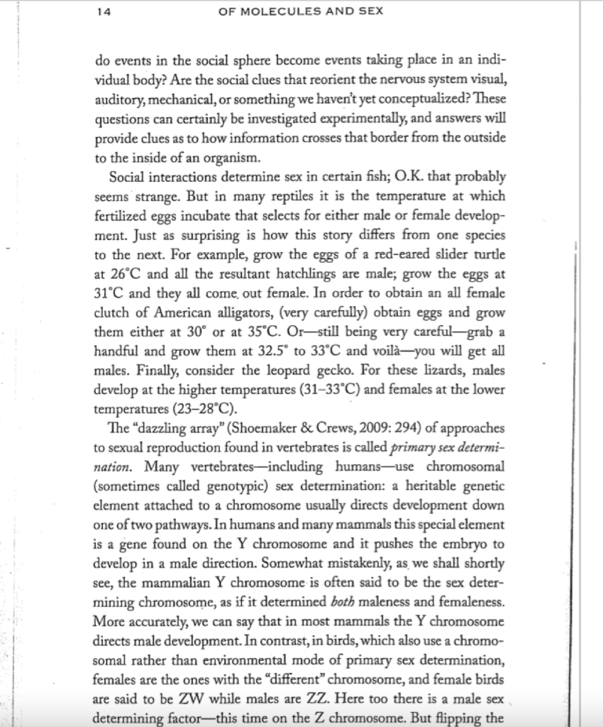 Solved 1 We Usually Discuss Sex As A Dichotomous Variable