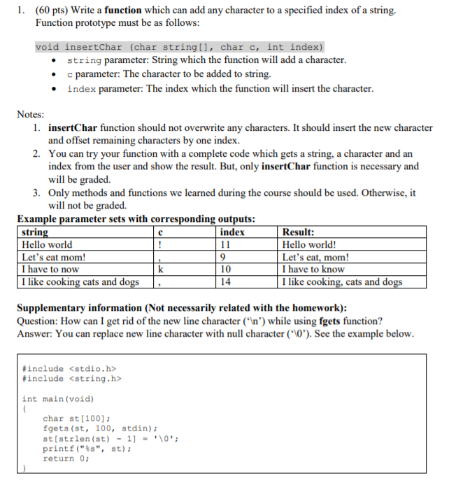 Solved 1. (60 pts) Write a function which can add any | Chegg.com