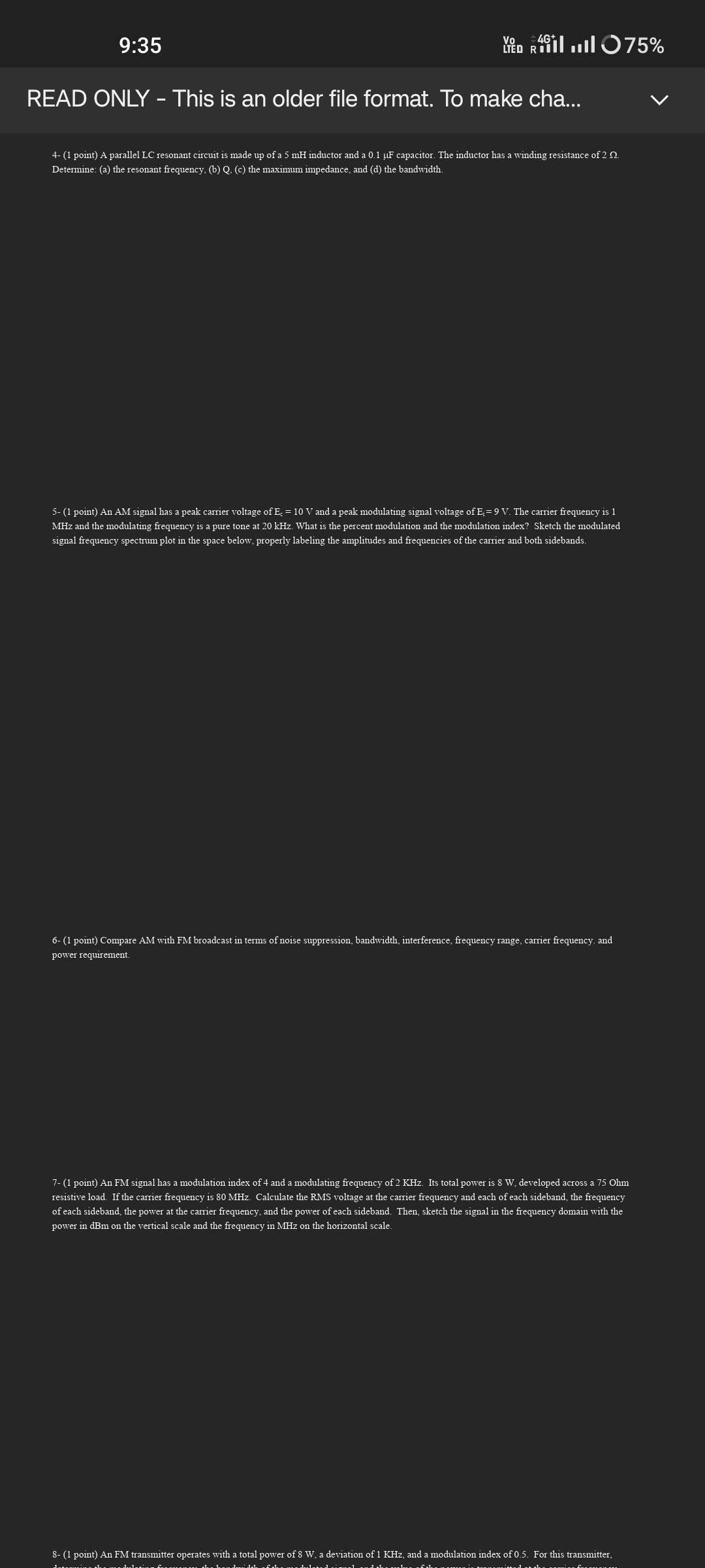 Solved READ ONLY - This is an older file format. To make | Chegg.com