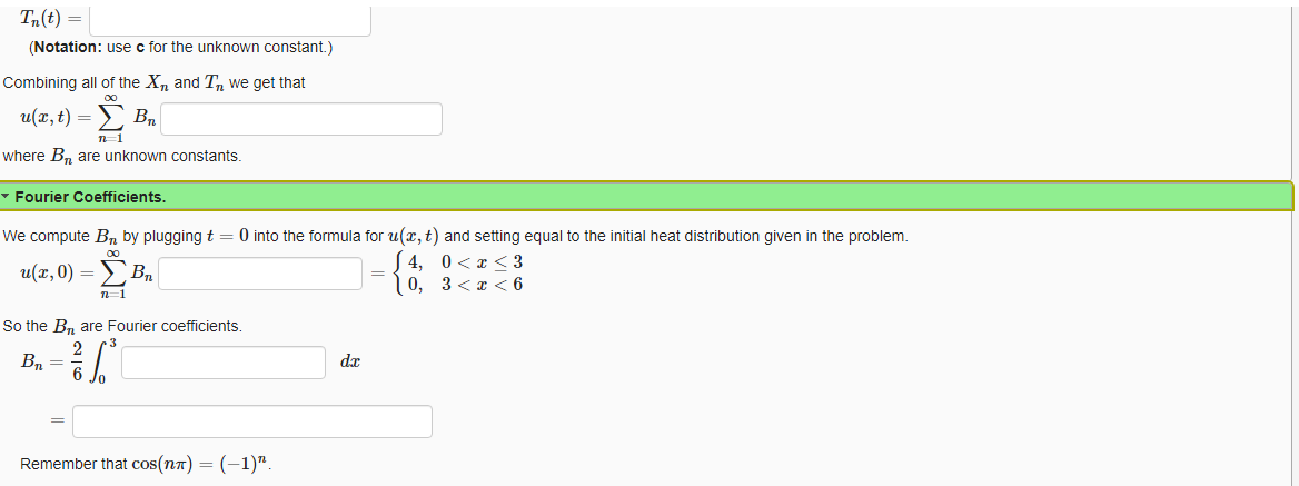 Solved (1 point) In your answers below, for the variable X | Chegg.com