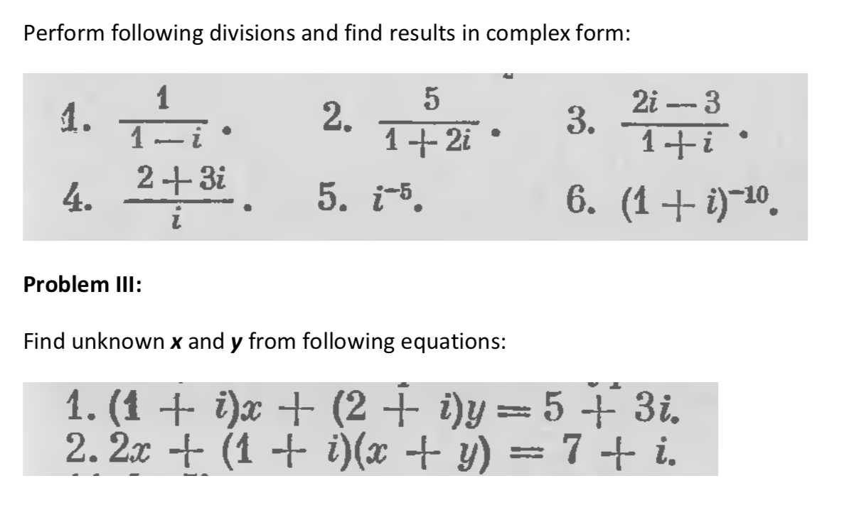 Solved Perform following divisions and find results in | Chegg.com