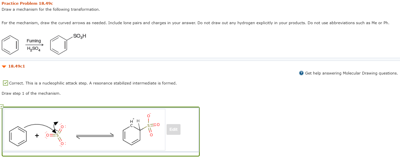 Solved Practice Problem 18.49c Draw a mechanism for the | Chegg.com Solved Practice Problem 18.49c Draw a mechanism for the | Chegg.com