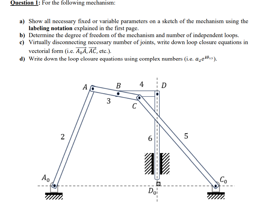 Solved Question 1: For the following mechanism:a) ﻿Show all | Chegg.com