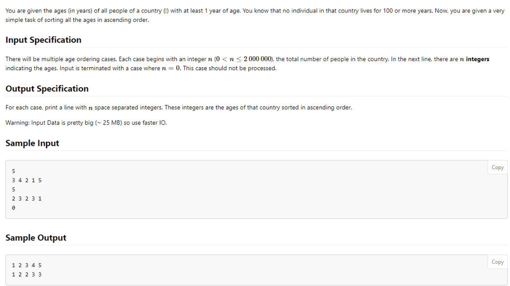 Solved You are given the ages (in years) of all people of a | Chegg.com