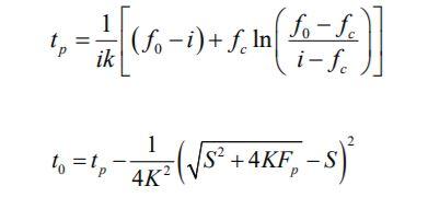 Solved Please deduce the formulas of ponding time tp and | Chegg.com