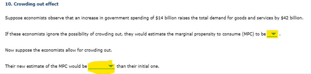Solved The options for the dropdowns are: 1/3, 2/3, ﻿and 3. | Chegg.com