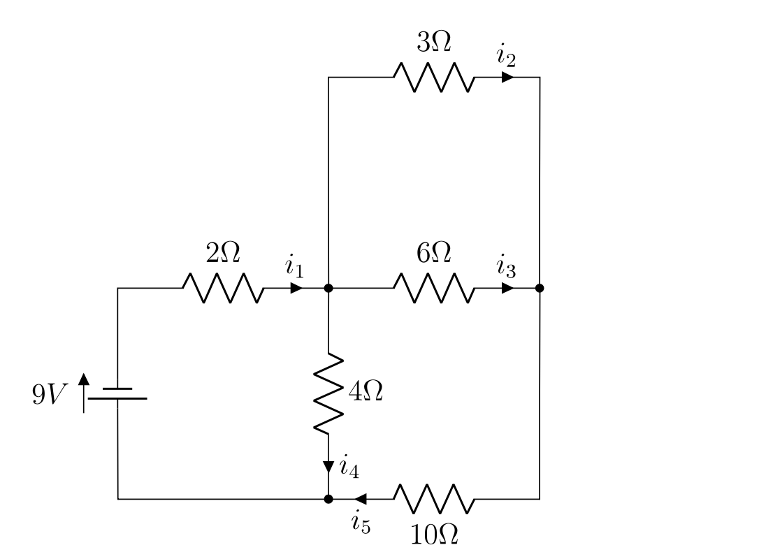 Solved Find all five currents i1, ﻿i2, ﻿i3,i4,i5. ﻿will need | Chegg.com
