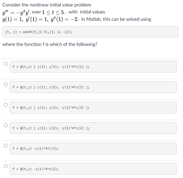 Solved Consider the nonlinear initial value problem Y" = | Chegg.com