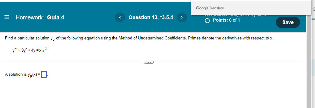 Solved Google Translate Powe = Homework: Guia 4 Question 12, | Chegg.com