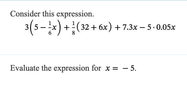 Solved Consider this expression. | Chegg.com