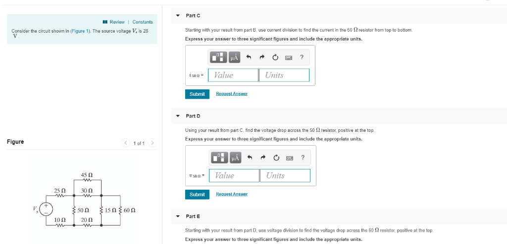 Solved l Review 1 Constants Part A Consider the circuit | Chegg.com