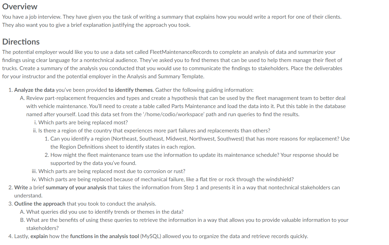 Solved Can someone tell me which database to use in the | Chegg.com