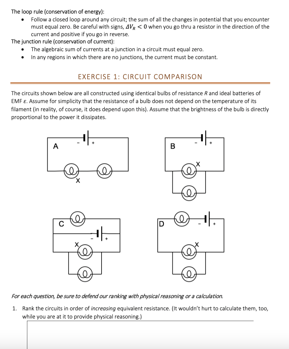 Solved DC CIRCUITS PHYSICS OBJECTIVES AND READINGS Names: | Chegg.com
