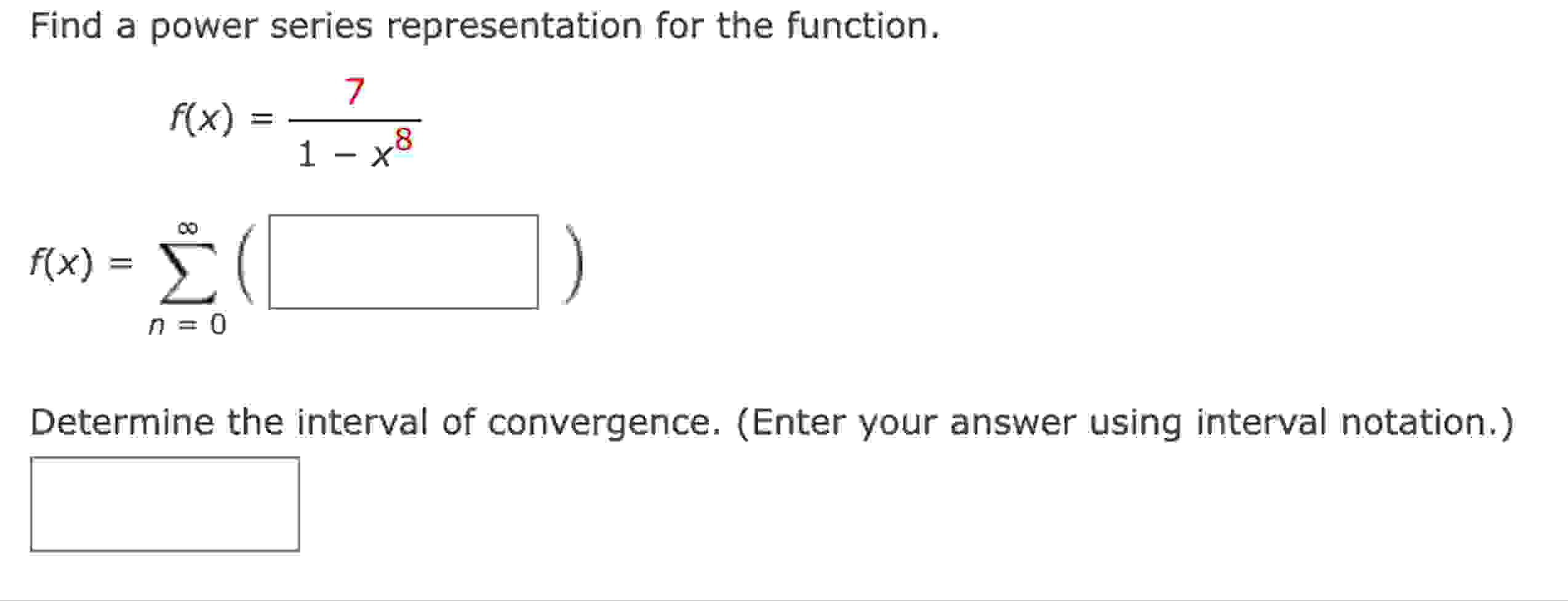 Solved SOLVE BOTH PARTS PLEASE Find a power series | Chegg.com