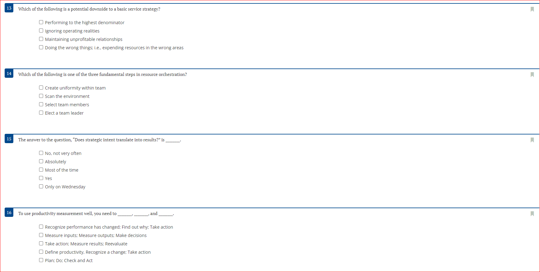 Solved 13 Which of the following is a potential downside to | Chegg.com