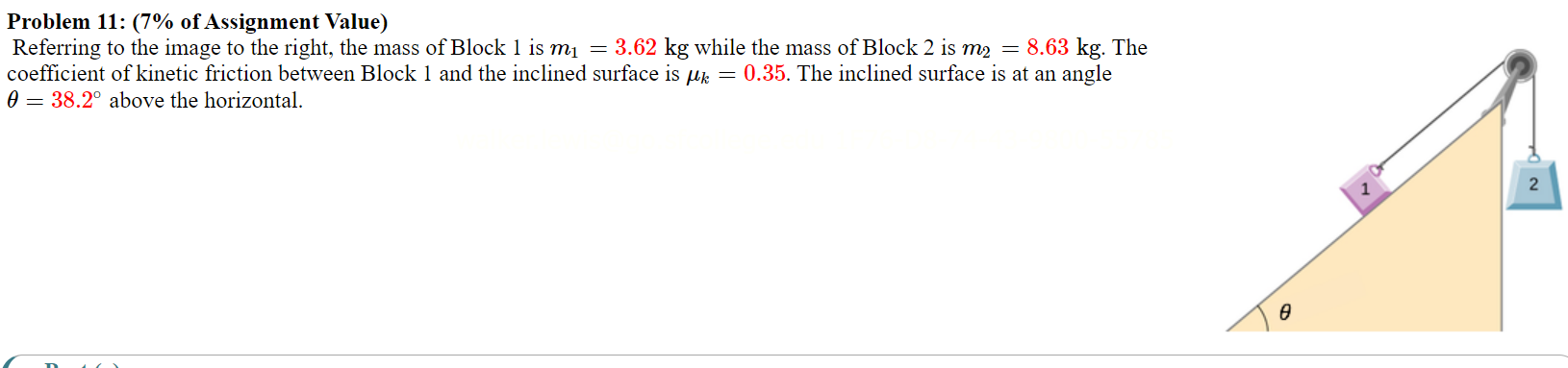 Solved Problem 11: (7% ﻿of Assignment Value)Referring to the | Chegg.com