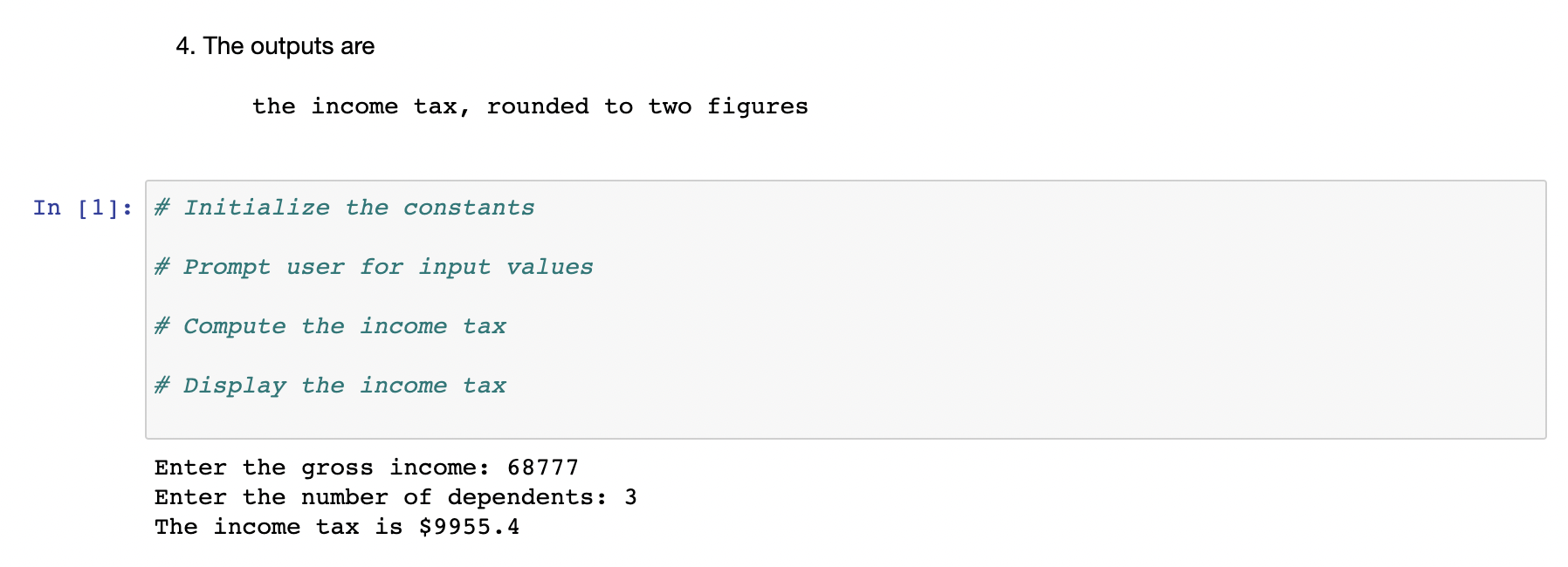 Solved • Write a program that calculates a person's annual | Chegg.com