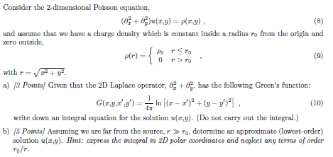 { Consider the 2-dimensional Poisson equation, (82 | Chegg.com