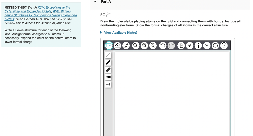 MISSED THIS? Watch KCV: Exceptions to the Octet Rule | Chegg.com