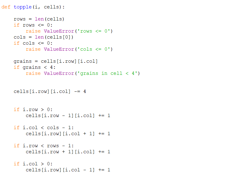 Solved def init(grains, cells): Initializes a 2-dimensional | Chegg.com