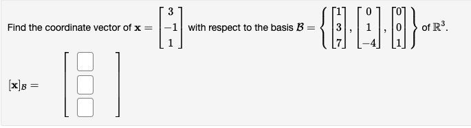 Solved The set B is a basis for R2 Find the coordinates of | Chegg.com