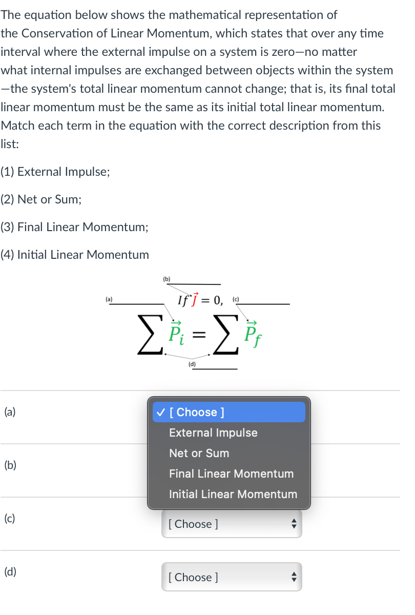 Solved The equation below shows the mathematical | Chegg.com