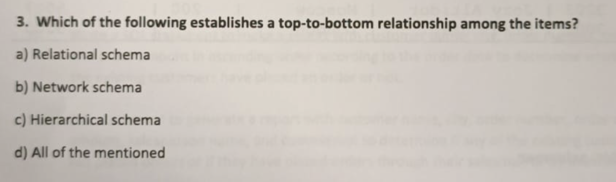 Solved Which of the following establishes a top-to-bottom | Chegg.com