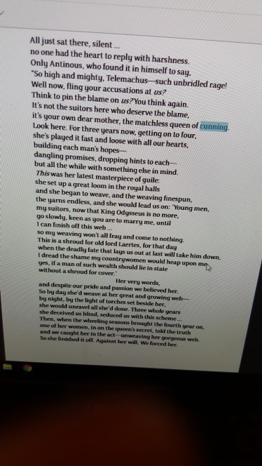 2. Compare & Contrast: In both The Odyssey and The | Chegg.com