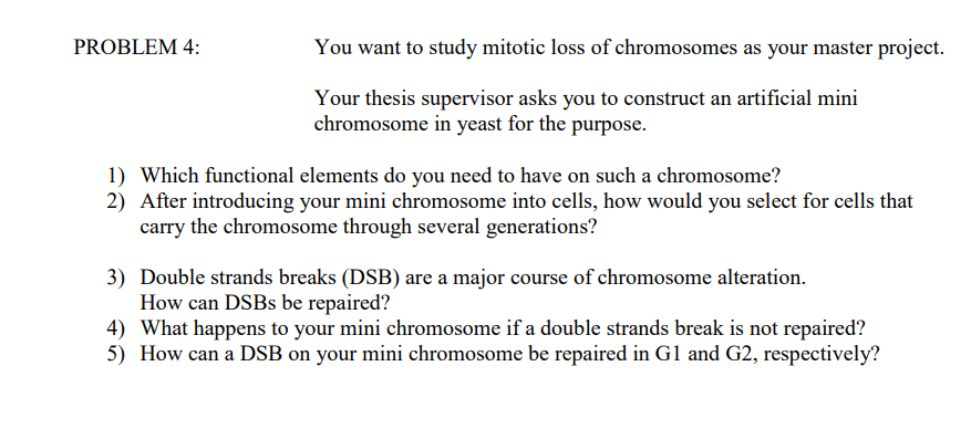 Solved Your thesis supervisor asks you to construct an | Chegg.com