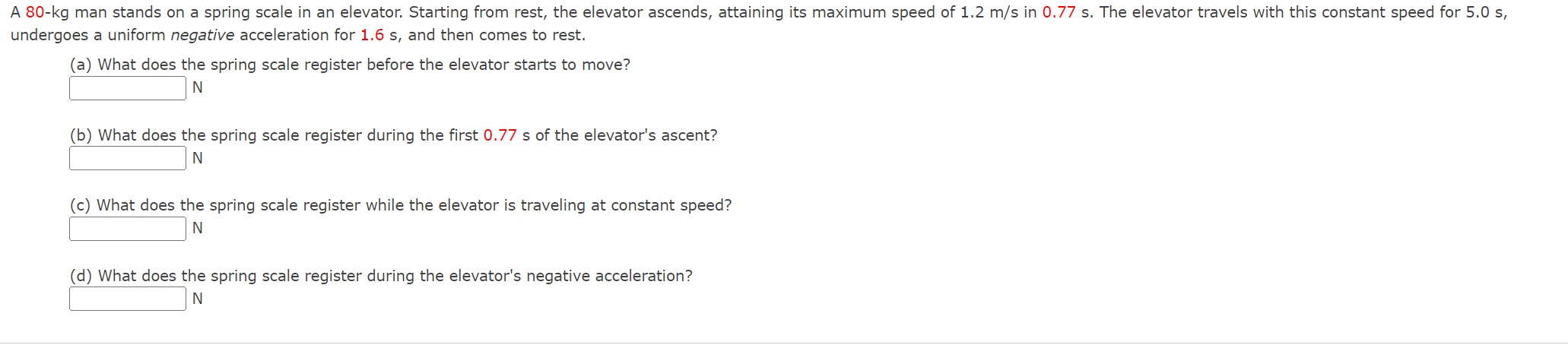 Solved undergoes a uniform negative acceleration for 1.6 s, | Chegg.com