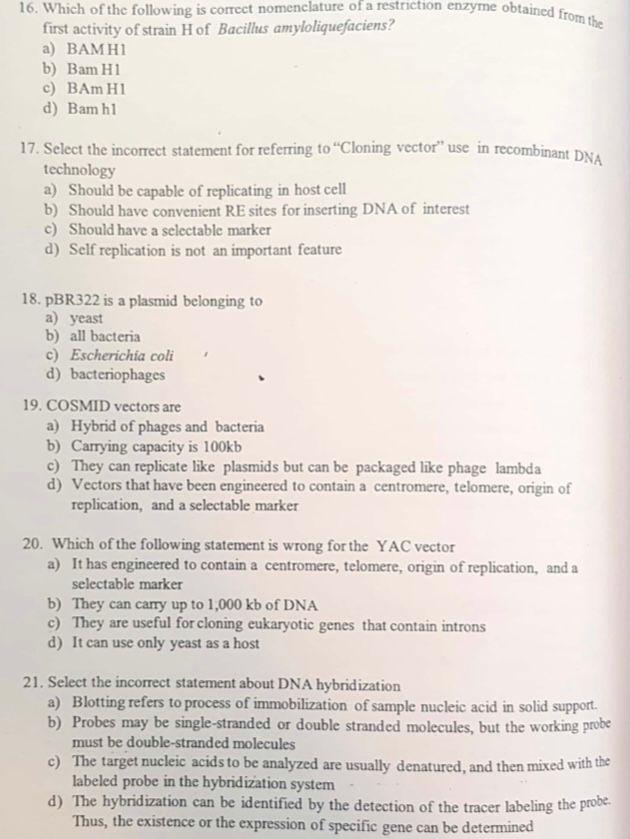 Solved 16. Which of the following is correct nomenclature of | Chegg.com